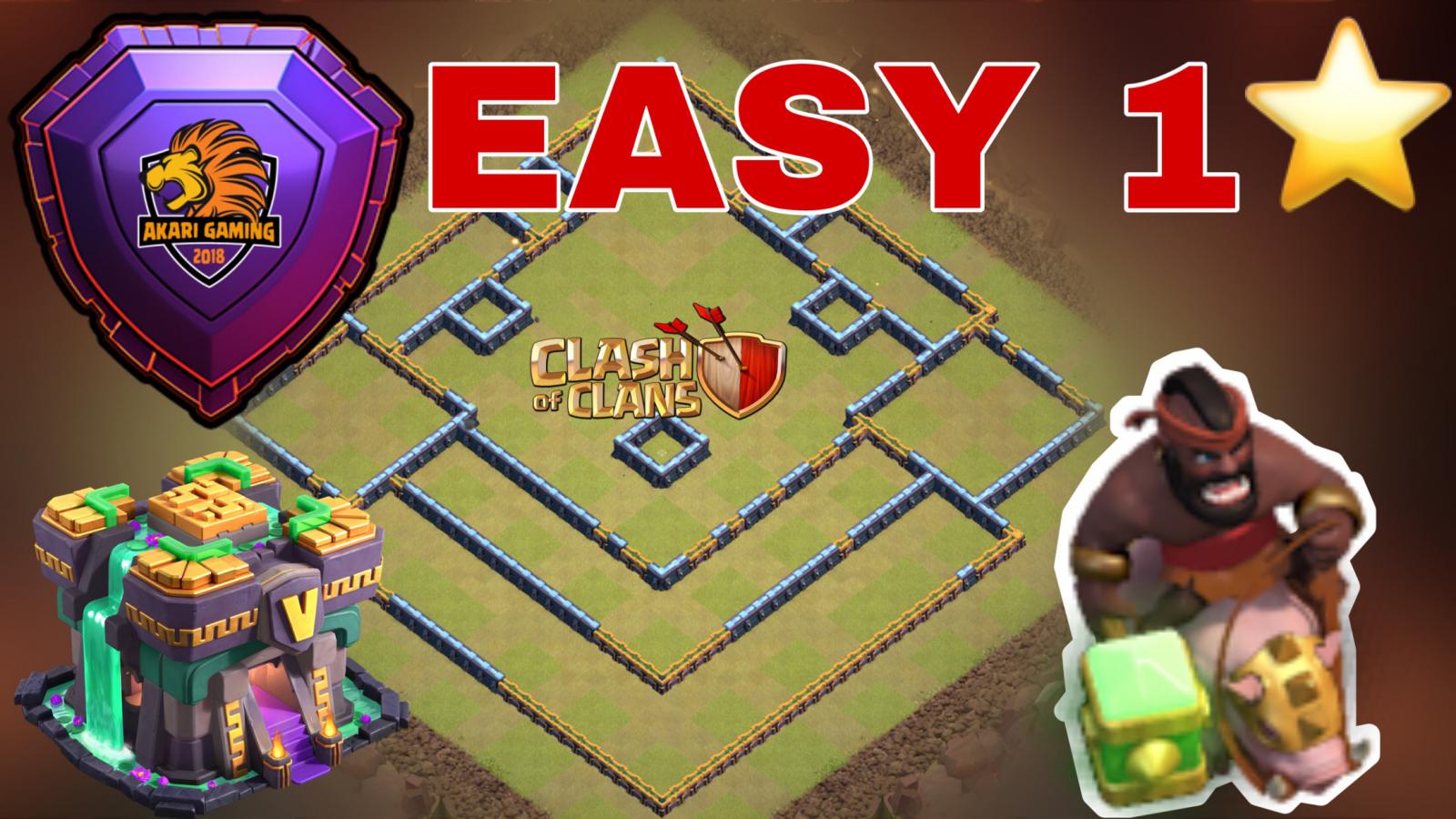 NEW BASE TH14 DỄ 1 SAO BAY RANK 5k7 - 5k8 HUYỀN THOẠI CUỐI Tháng 9 2021 Clash of clans